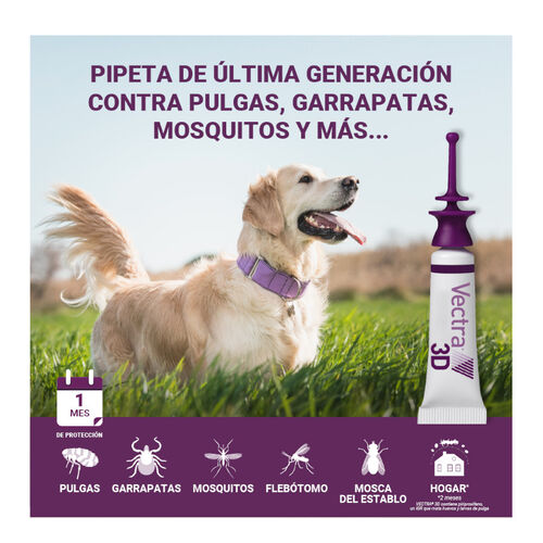 Vectra 3D Pipetas Antiparasitárias para cães | Tiendanimal