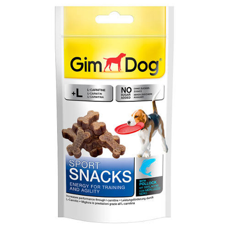 Snacks para cães Gim Dog Sport Snacks mini ossos de salmão | Tiendanimal