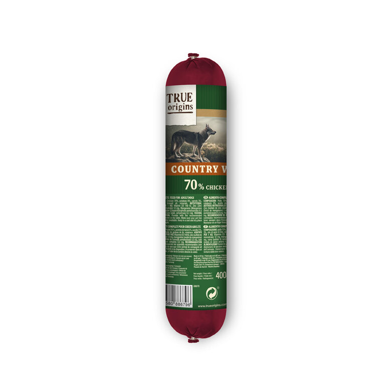True Origins Wild Salsicha Country Water Frango para cães | Tiendanimal True Origins Wild Salsicha Country Water Frango para cães | Tiendanimal