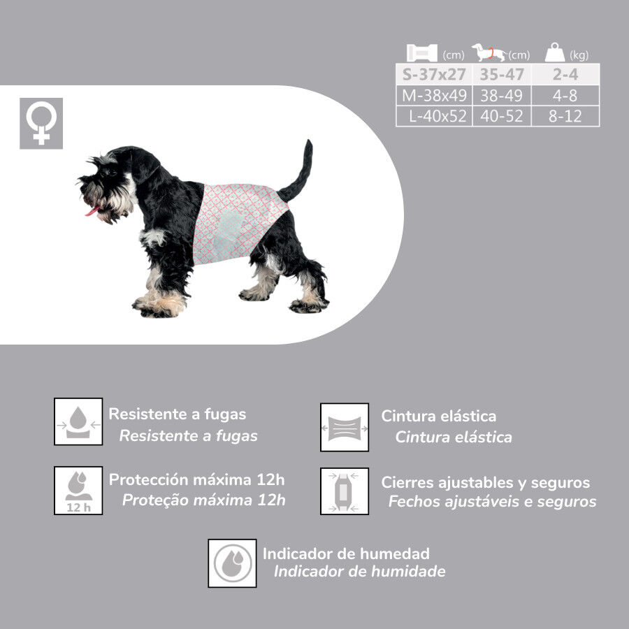 Nice Care Fraldas descartáveis para cadelas | Tiendanimal
