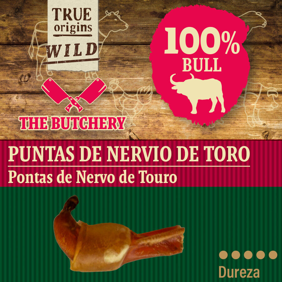 True Origins Wild Puntas Nervio Toro Snack para perros | Tiendanimal