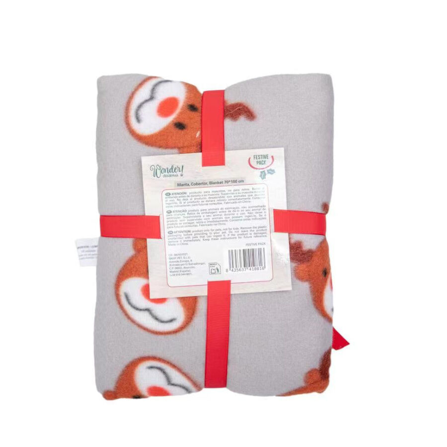 1 ud. Wonder Christmas Conjunto Presente Peluche e manta de natal para ...