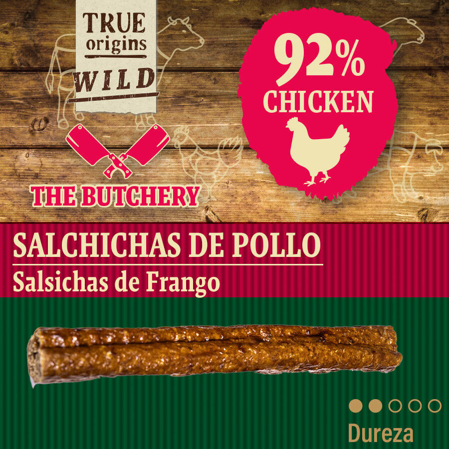 True Origins Salsichas de Frango Snack para cães | Tiendanimal