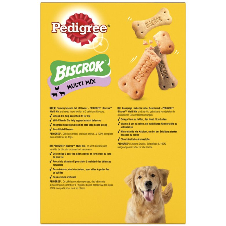 Pedigree Biscoitos Biscrock de 3 Sabores para Cães | Tiendanimal