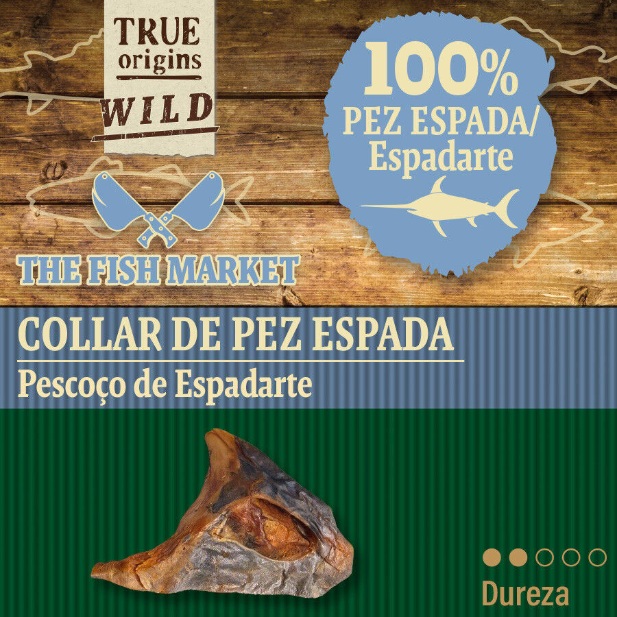 70 g. True Origins Collar Pez Espada Snack para perros | Tiendanimal