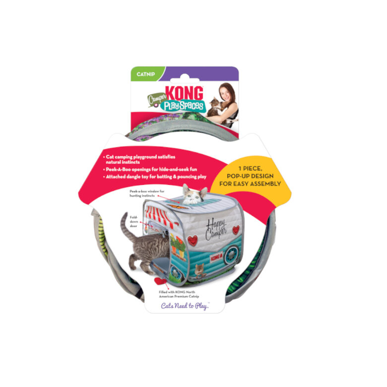 Kong Play Spaces Camper Casa de brinquedo para gatos | Tiendanimal