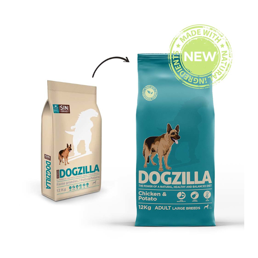 Dogzilla Grain Free Raças Grandes Adult Frango